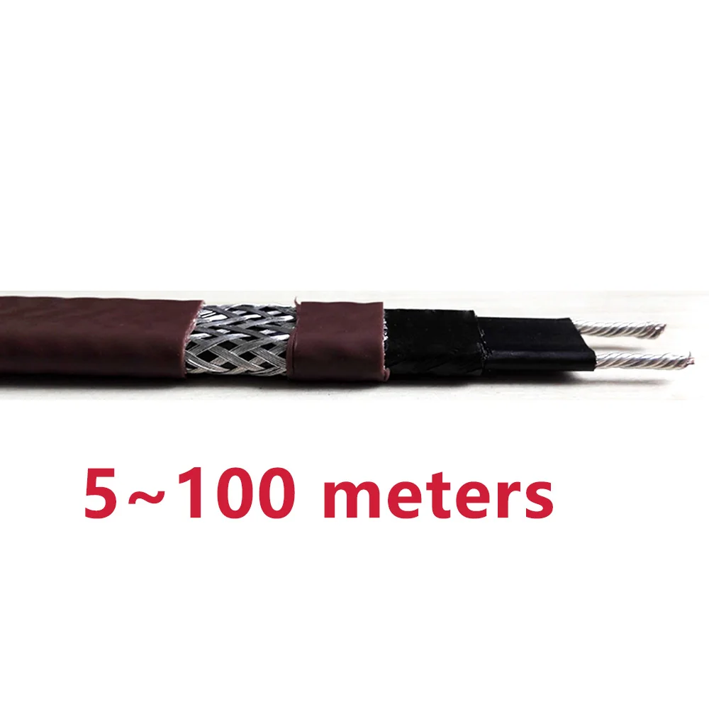 5-100-meters-ANTI-CORROSION-Sheath-UV-Resist-Freeze-Protection-Self-Regulating-Heating-Cable ...