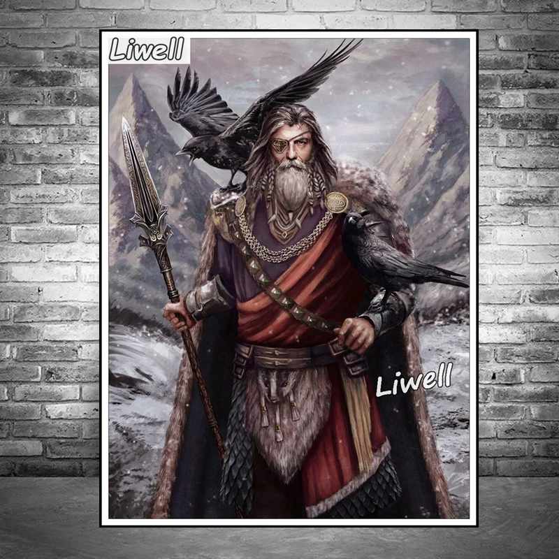 Ancient Viking Art Odin