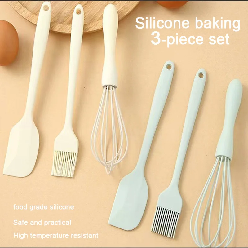 3-pieces-baking-set-Food-grade-silicone-heat-resistant-cream-scraper ...