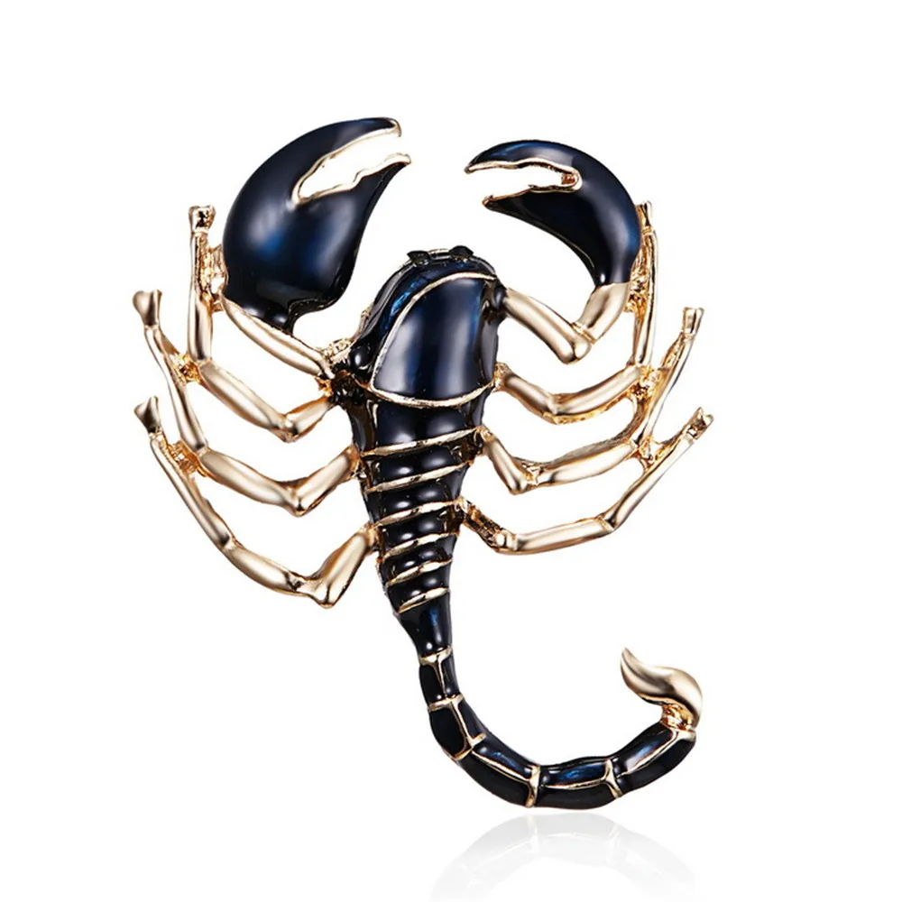 2023-New-Enamel-Scorpion-Brooches-For-Women-Animal-Coat-Brooch-Pins ...