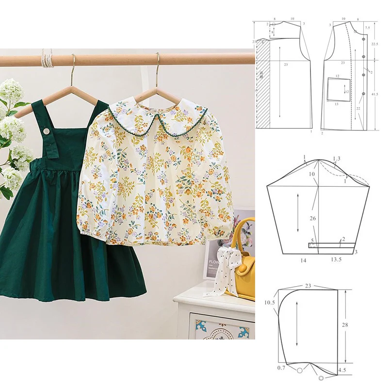 DIY-Fabric-For-Sewing-Patterns-For-Clothes-Girl-Kid-s-Dress-Pattern ...