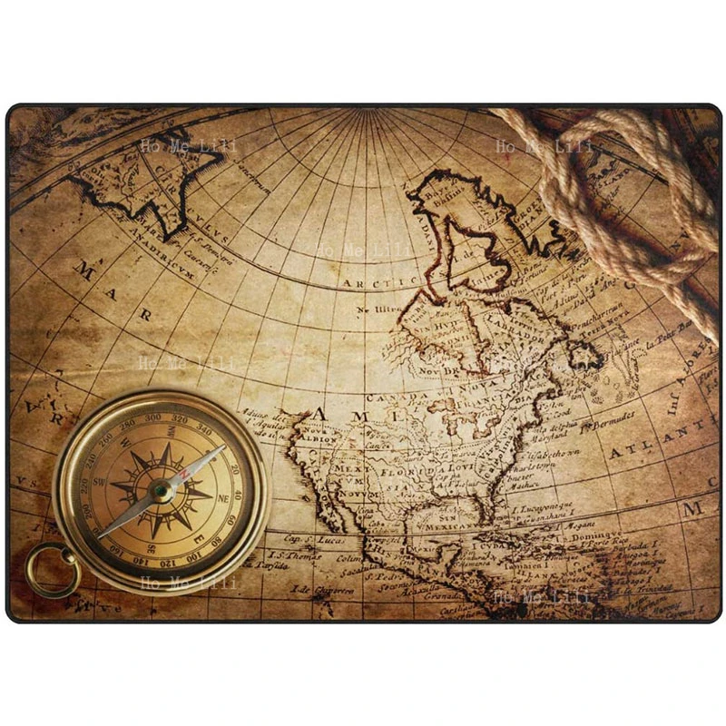 Steampunk Compass Map