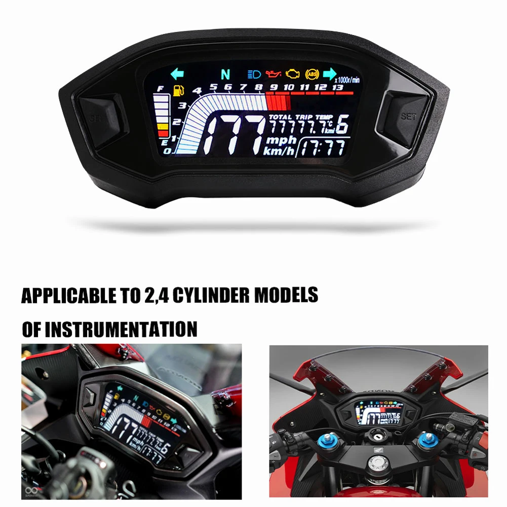 Universal-Motorcycle-Intelligent-Speedometer-LCD-Digital-Electronic-RPM ...