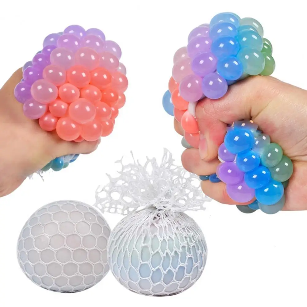 Mesh-Squishys-Squeeze-Ball-Resilient-Stress-Reliever-BPA-free-Squishys ...