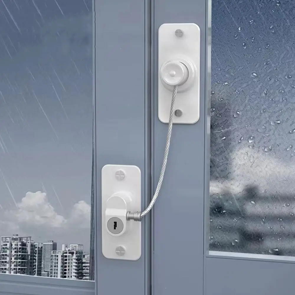 Plastic-Windows-Lock-with-Key-Children-Safety-Windows-Lock-Door-Safety ...