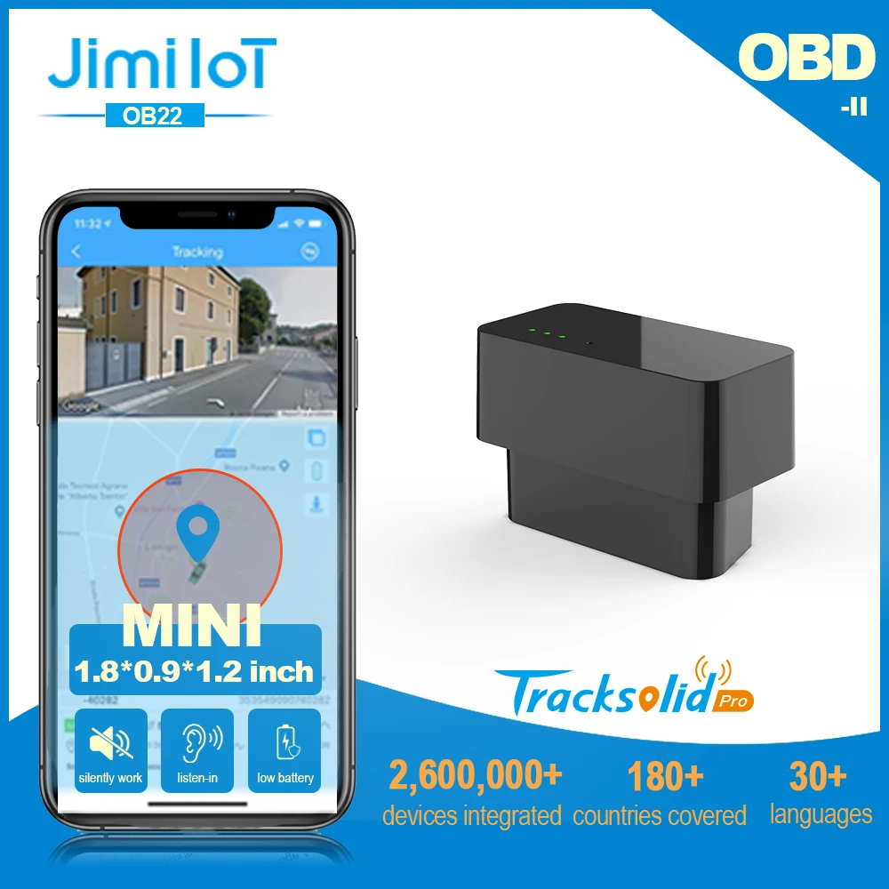JIMIIOT-OB22-GPS-Tracker-Car-obd2-Mini-Localizador-Remote-Voice ...