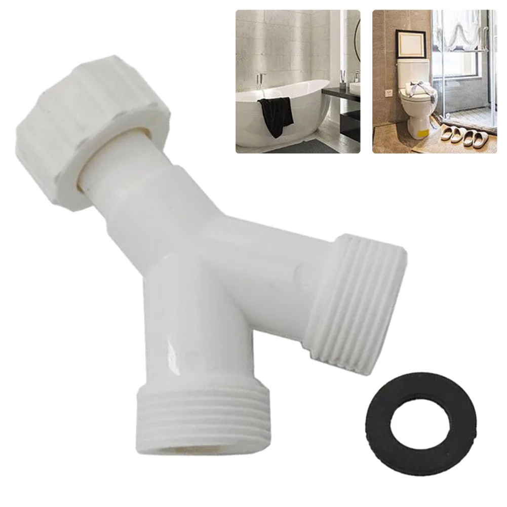1pc máquina de lavar roupa y divisor marceneiro t conector plástico ...