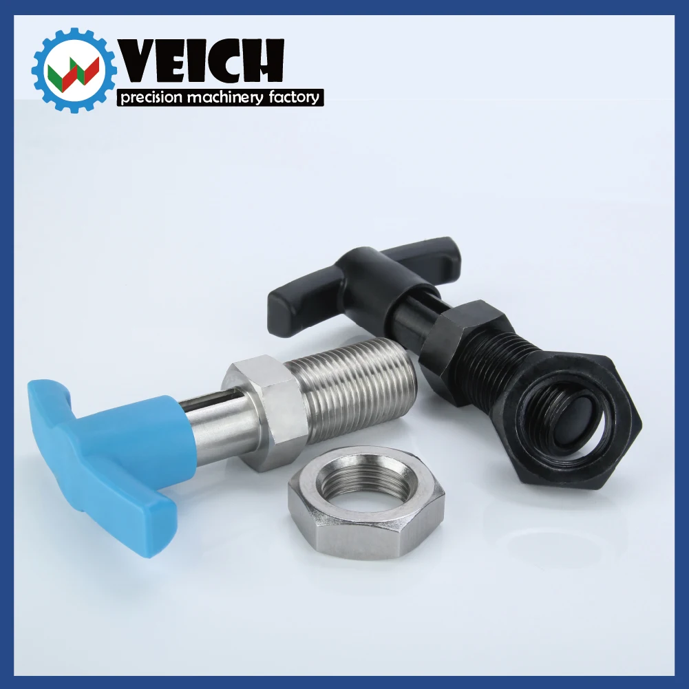 Veich-VCN250-Fine-Thread-Carbon-Steel-Index-Bolts-T-Handle-Stainless ...
