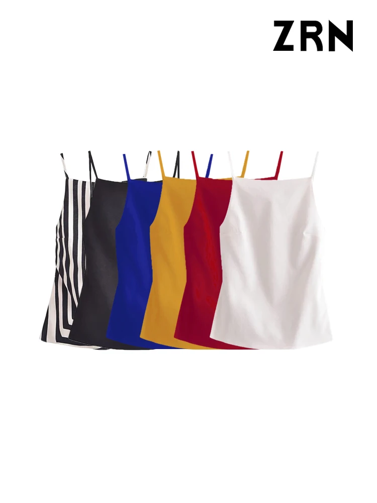 ZRN-Women-Fashion-Backless-With-Thin-Straps-Linen-Tank-Tops-Sexy-Straight-Neck-Sleeveless-Female ...