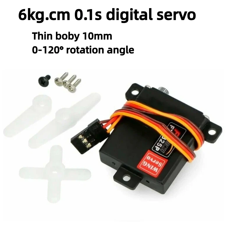 RC-Wing-Servo-6kg-cm-0-1s-High-Speed-Digital-Servo-With-Metal-Gearbox ...