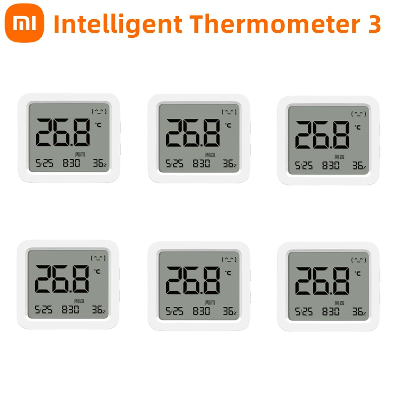 Xiaomi Mijia Intelligent Thermohygrometer 3 LCD Display High Precision ...
