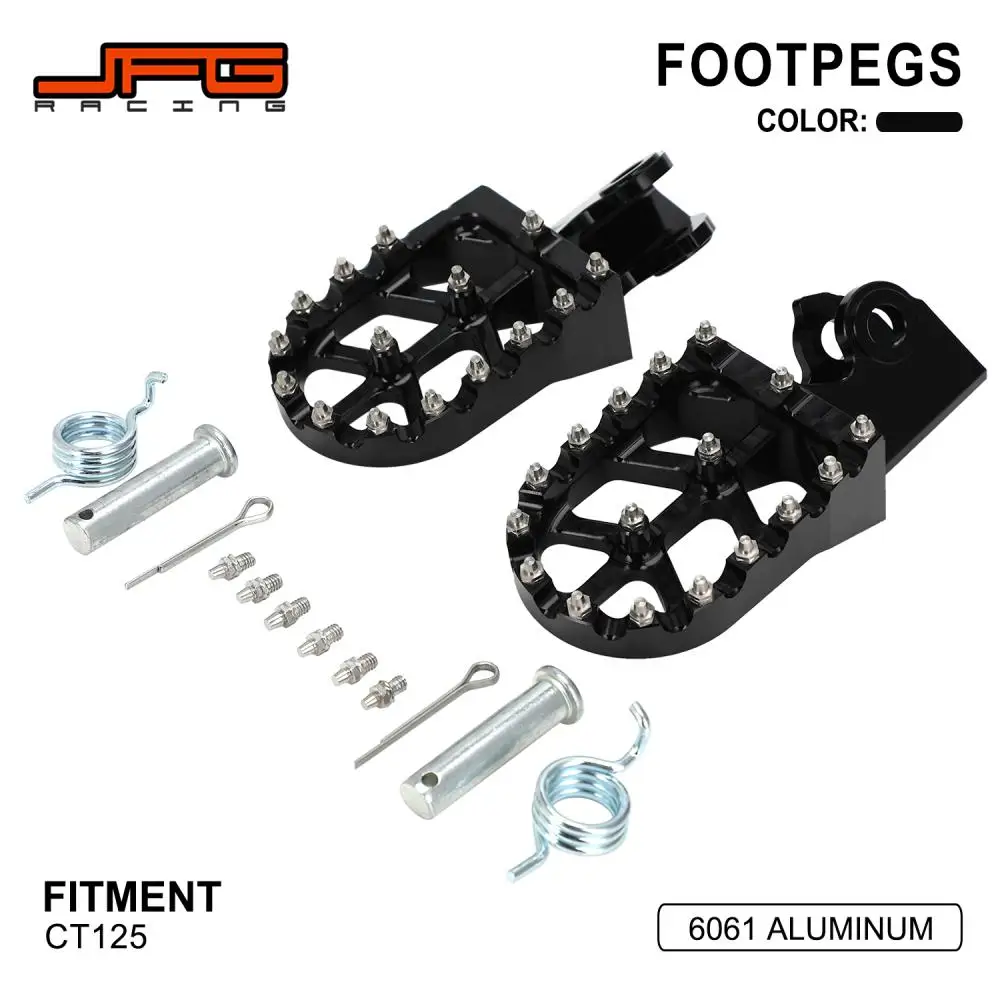 Motorcycle-Footpeg-Foot-Pegs-Pedal-Footrests-Foot-Rests-For-HONDA-CT125 ...