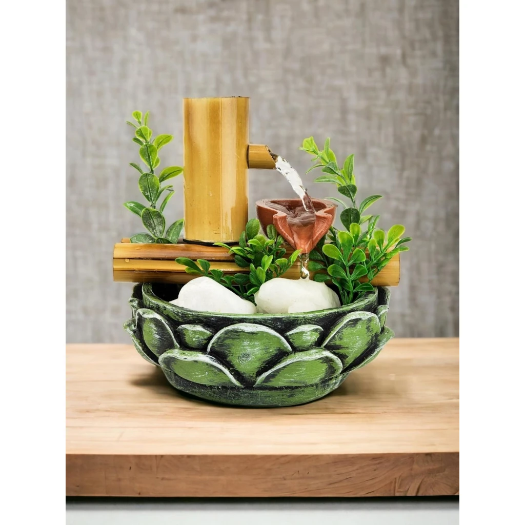 Fonte de Água Zen com Cascata e Bambu – Vários Modelos para Equilibrio ...
