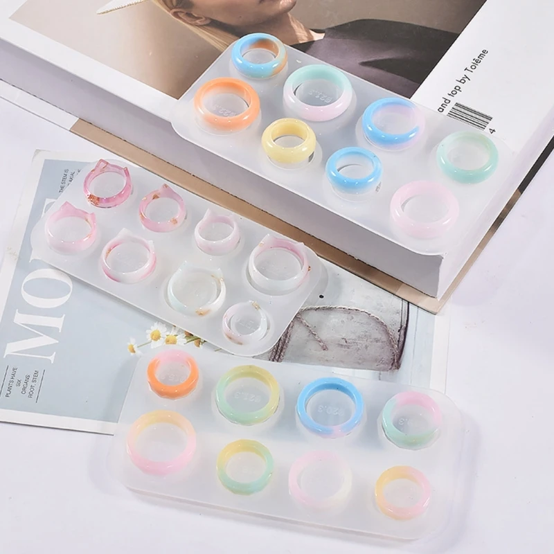 Resin-Ring-Molds-Silicone-Ring-Molds-Assorted-Sizes-Ring-Casting-Mold ...