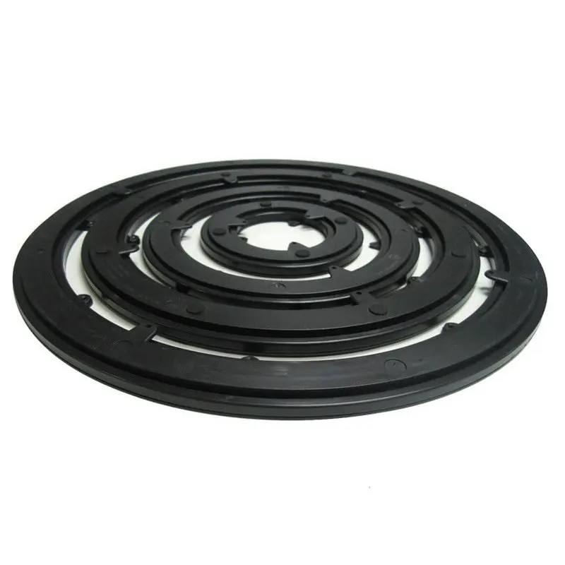HQ MUTE Anti Skid Strong ABS Plastic 15/25/35/45CM Black Lazy Susan ...