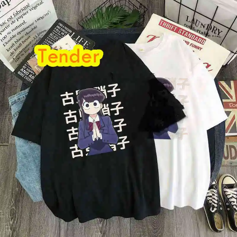 Komi-Cant-Communicate-Komi-Shouko-T-shirt-Clothes-Female-Japanese-2022 ...