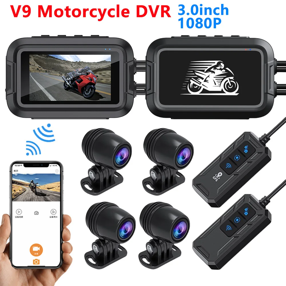 V9-Motorbike-Video-Camera-150-View-Angle-Dual-Lens-1080P-Front-Rear ...