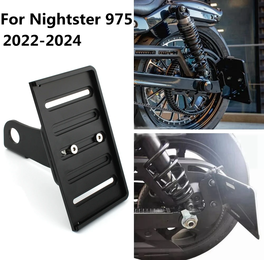 For Harley Nightster 975 RH975 2022-UP Motorcycle Swingarm License ...