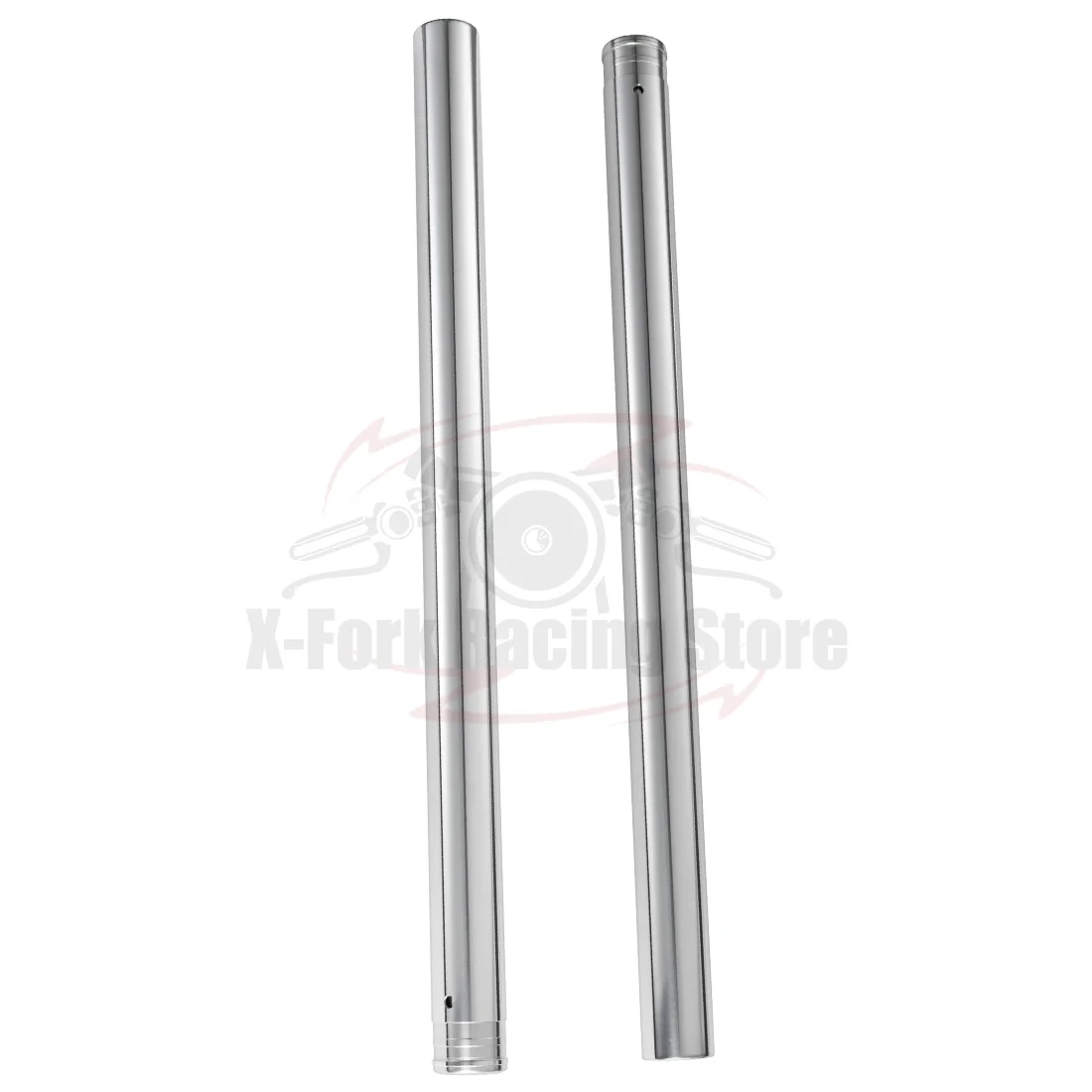 Pair Silver Front Fork Inner Tubes Fork Pipes Bars For Suzuki SV650 ...