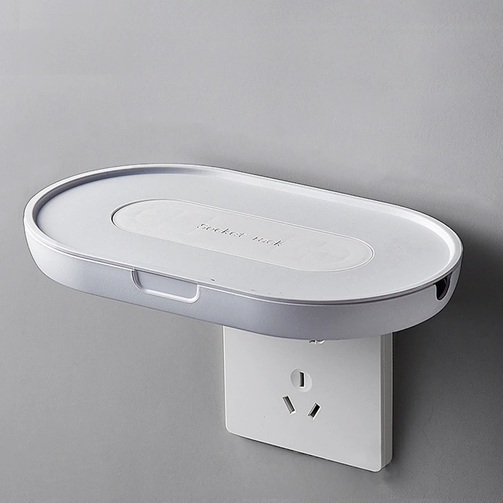 Outlet-Creative-Shelf-Cord-Wall-Mount-Storage-Shelf-Multi-Functional ...
