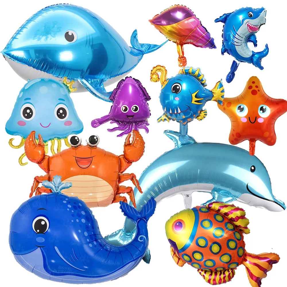 Decoration Sea Fish Birthday Parties | Balloons Birthday Party ...