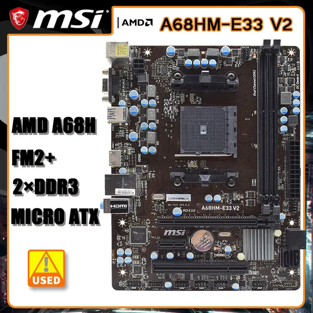 UNBOXING MSI A68HM-E33 V2 MOTHERBOARD/PLACA MADRE En, 53% OFF