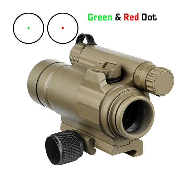Tactical M4 Red Dot Reflex Sight Collimator Optics with Spacer and QRP2 ...