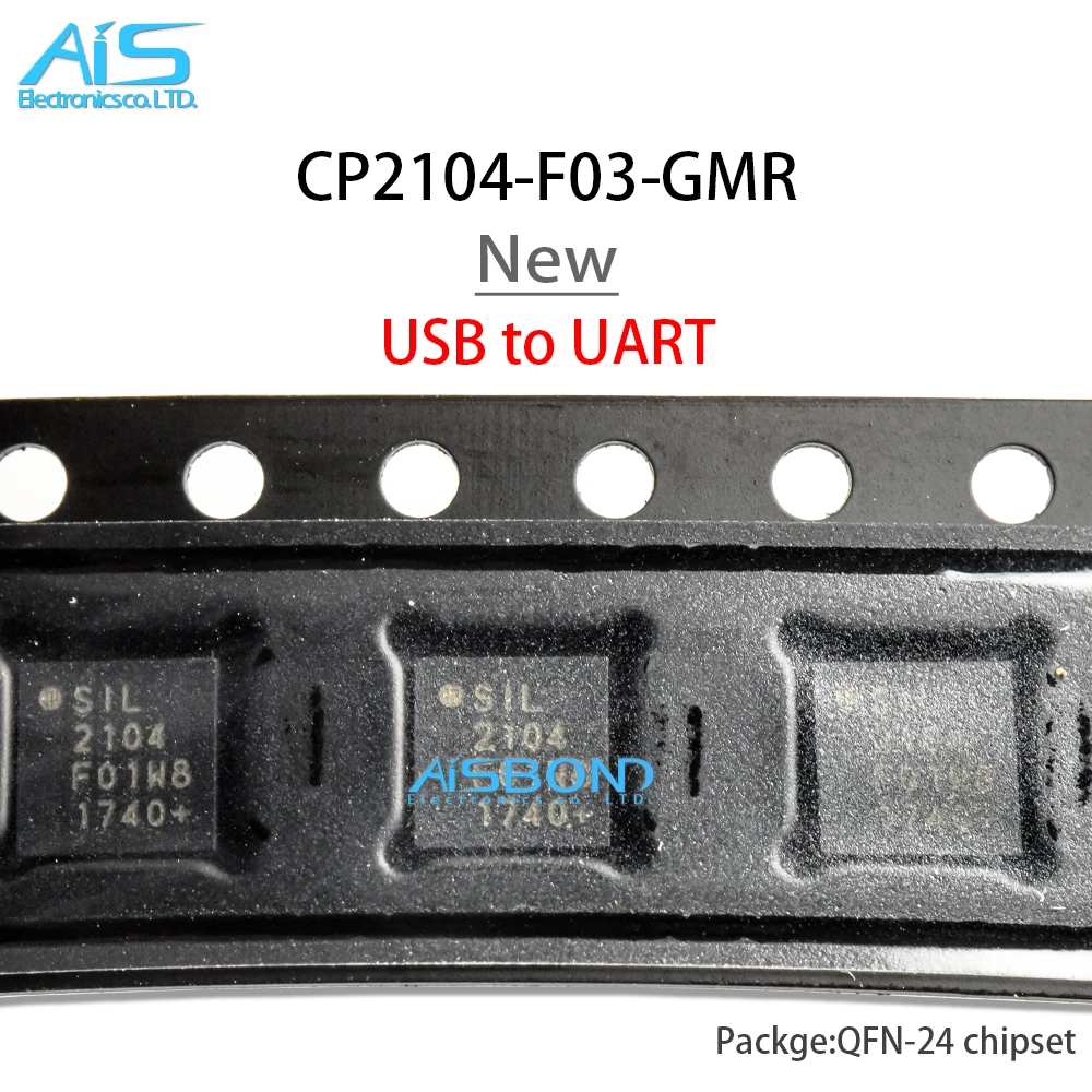CP2104-F03-GMR-CP2104-SIL-2104-CP2104-F03-controlador-USB-CHIP-IC-10 ...