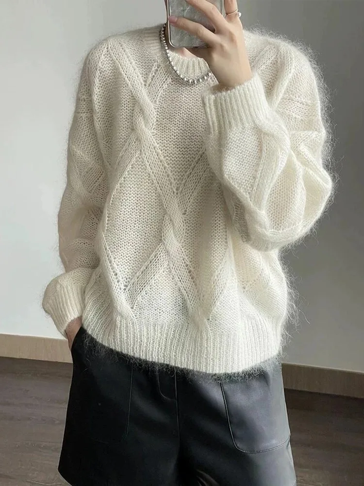 European goods 100 pure cashmere sweater for women autumn and winter ...