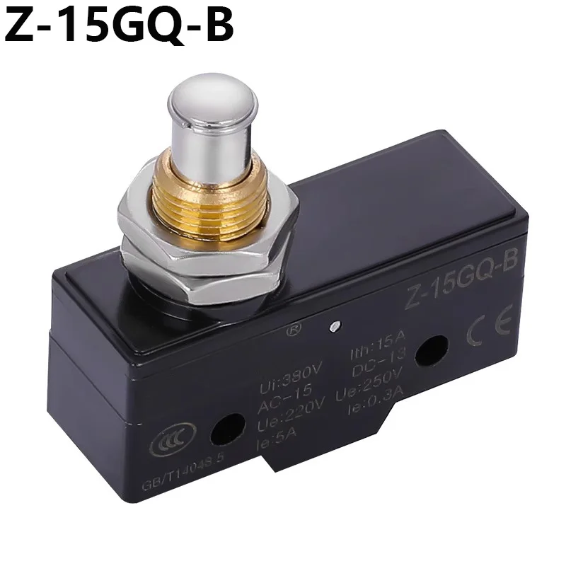 Z-15GQ-B Push Button Plunger Momentary Micro Limit Switch SPDT 16A