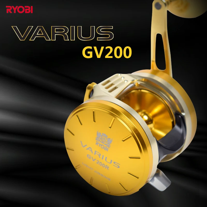 RYOBI-RANMI-VARIUS-GV200-METAL-FISHING-REEL-DRUM-WHEEL-8-1BB-10KG-LIGHT ...