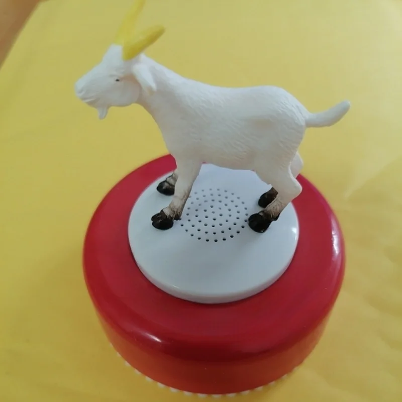 Screaming Goat Figurine,That Makes Screaming Noise Goat,Farm Decoration ...