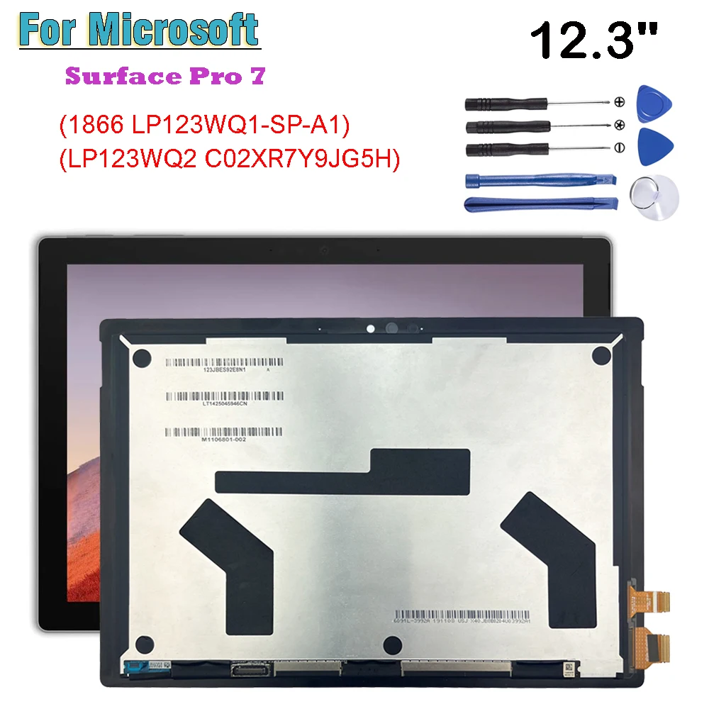 AAA-For-Microsoft-Surface-Pro-7-Pro7-12-3-1866-LP123WQ2-LCD-Display ...