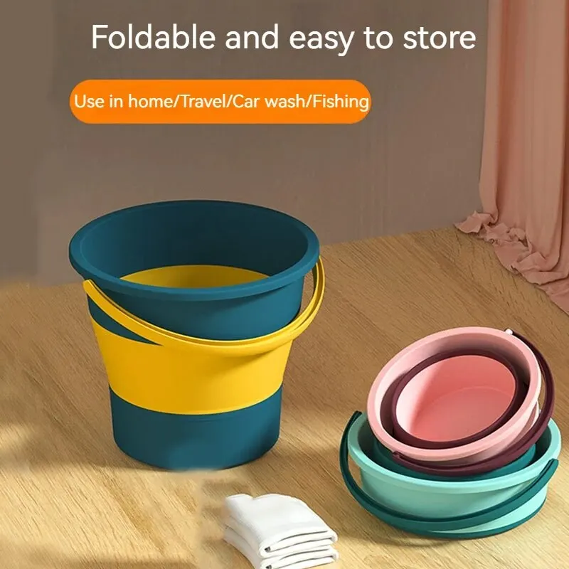 Portable-Folding-Washing-Bucket-Home-Car-Use-Plastic-Outdoor-Fishing ...