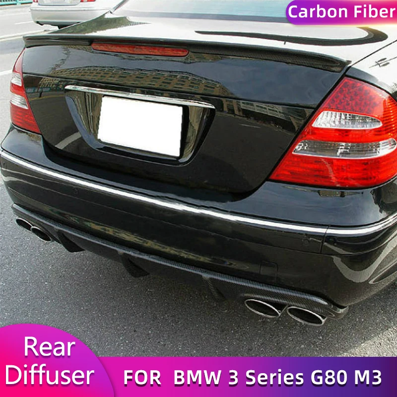 Auto-Rear-Bumper-Diffuser-for-Mercedes-Benz-E-Class-W211-E55-AMG-Sedan ...