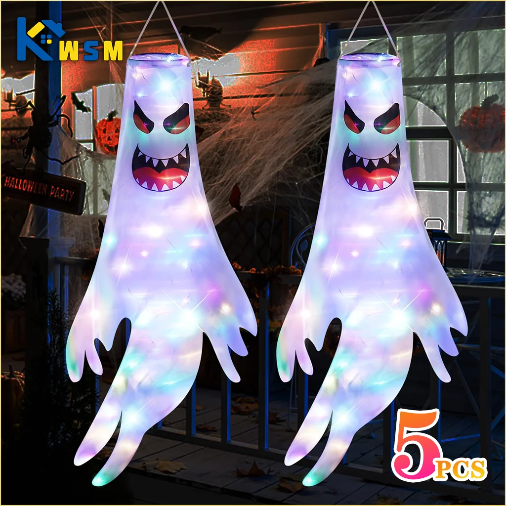 Scary-Ghost-Windsock-LED-Lighting-Ghost-Pendant-Hanging-Ghosts-Ghost ...