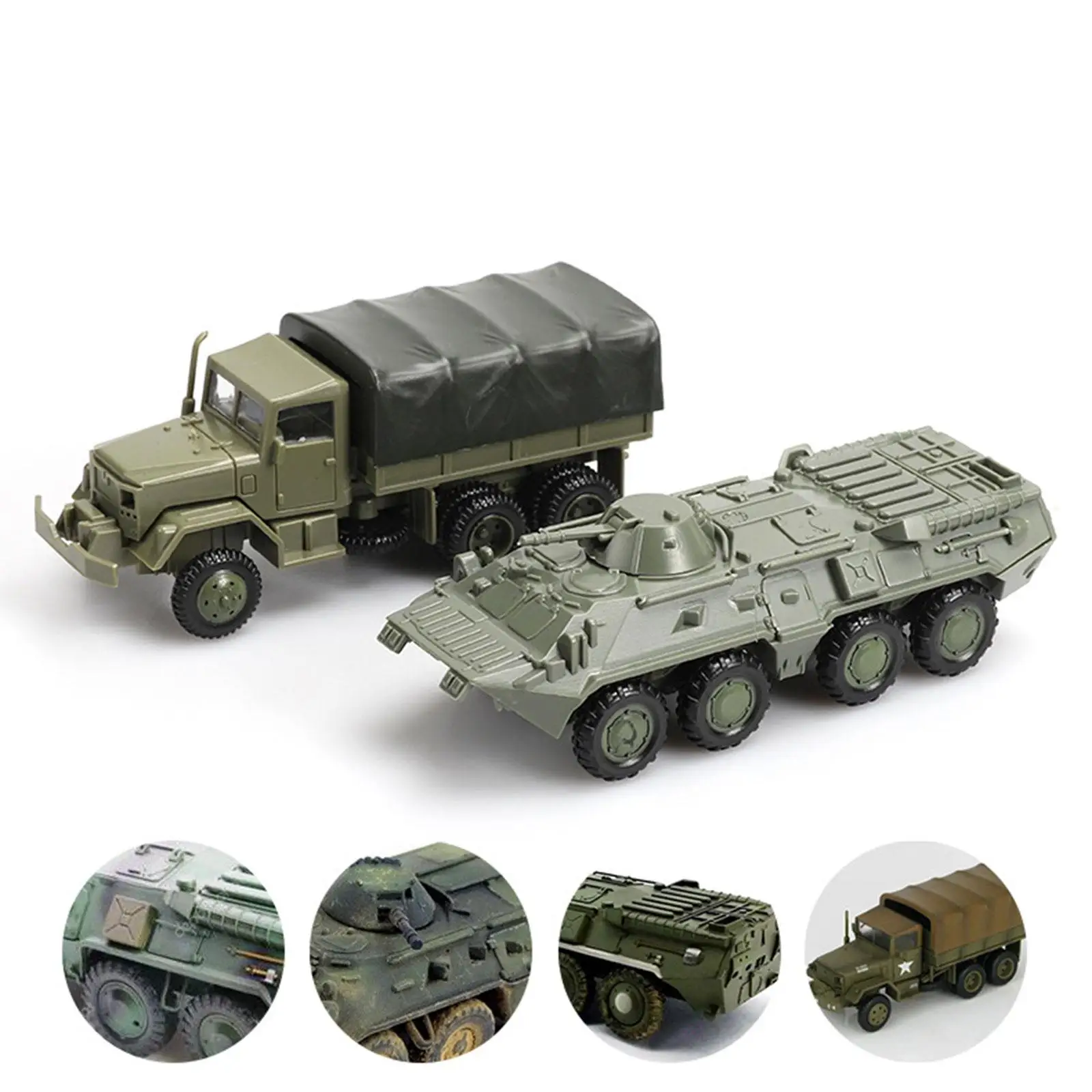 2Pcs-1-72-Simulation-Truck-Toys-Armored-Transport-Vehicle-Model-for ...