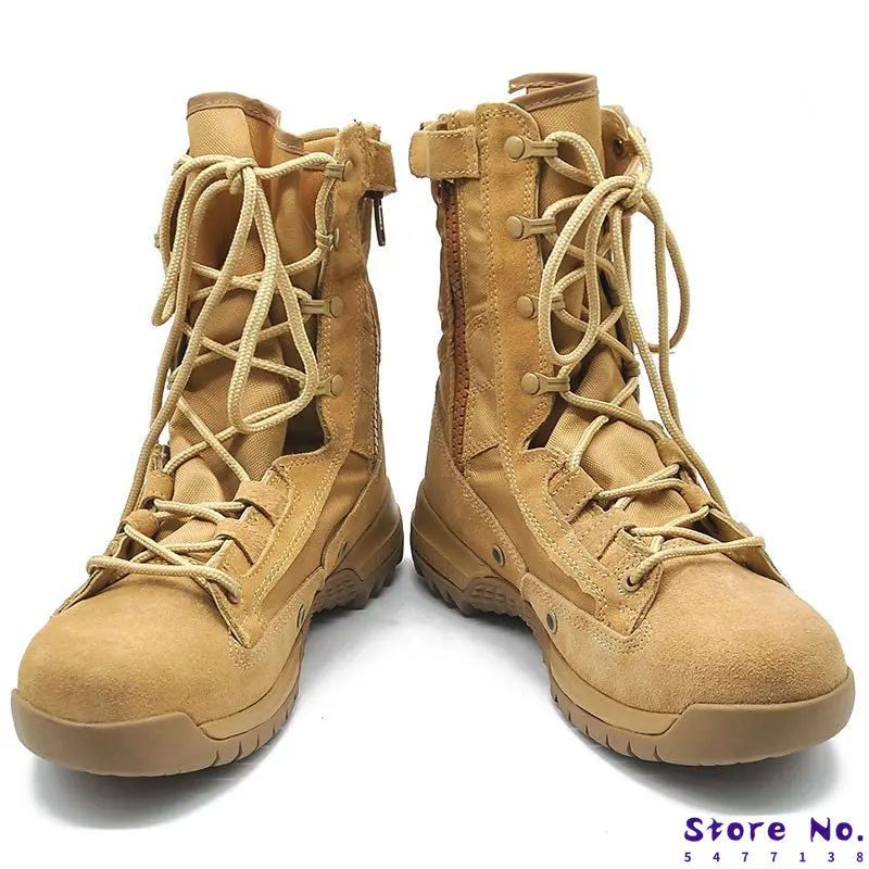 Tan Army Boots For Men