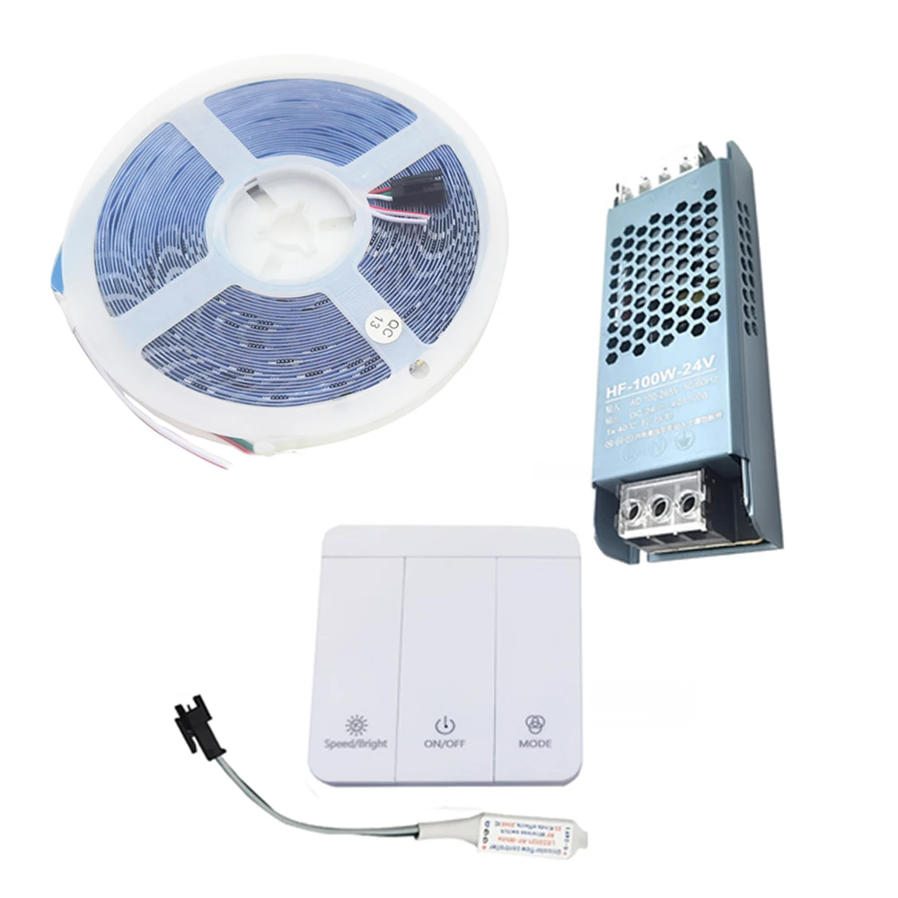 WS2811-2835SMD-24V-DC-Running-Water-LED-Strip-Flowing-Light-Wireless ...