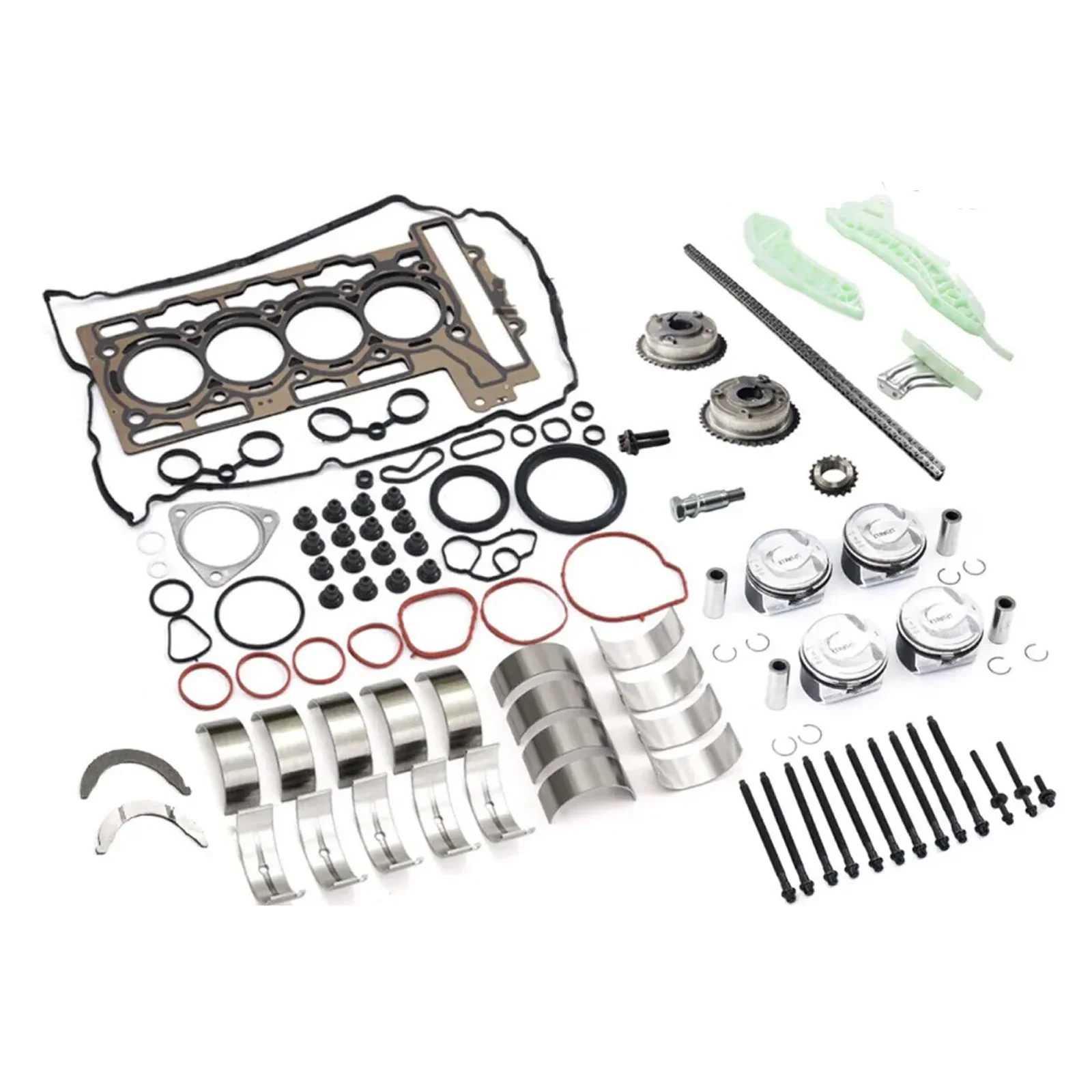 Engine Overhaul Rebuild Kit Timing Chain Kit VVT Gears For BMW Mini ...