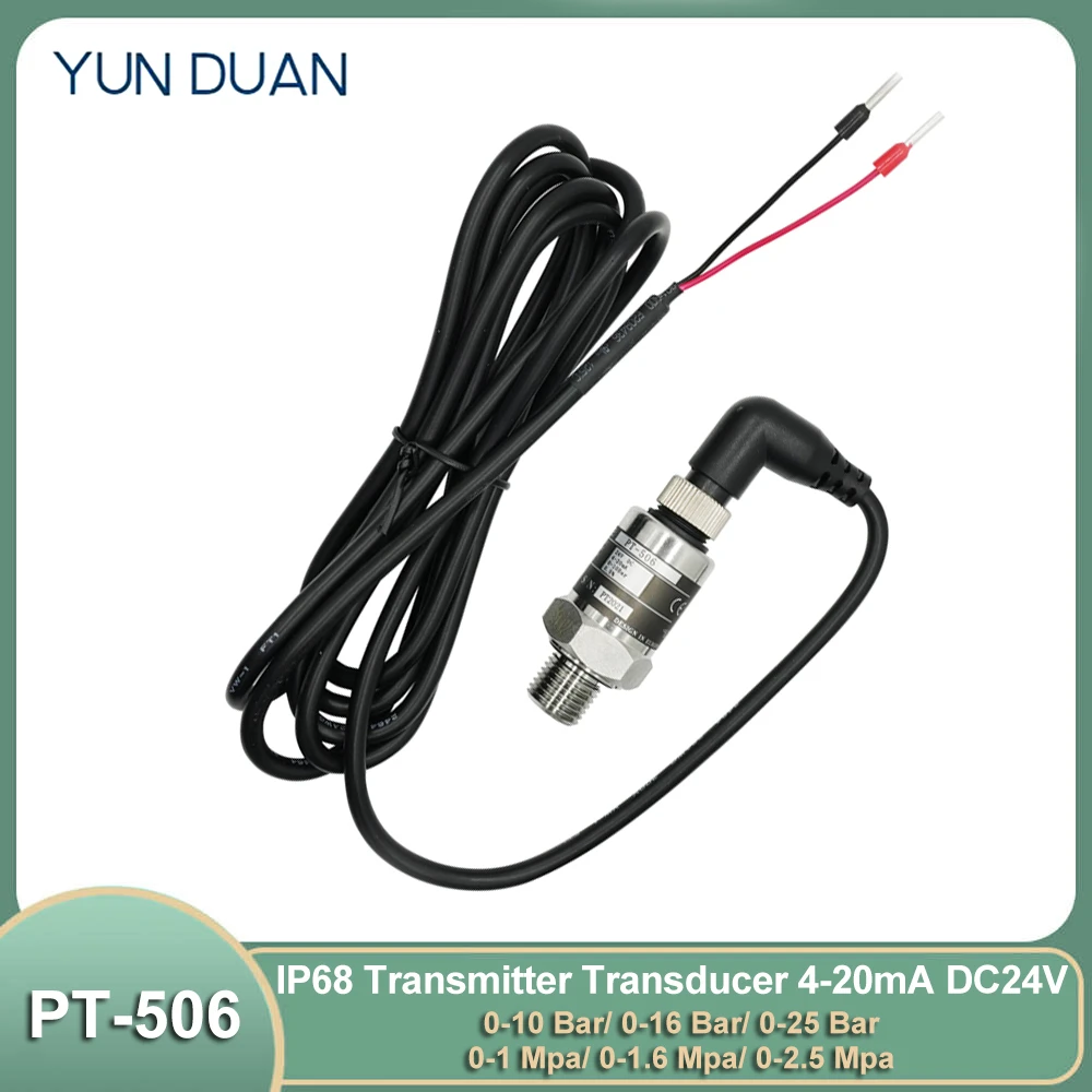 IP68 Pressure Transmitter Transducer Underground Water Pressure Sensor ...