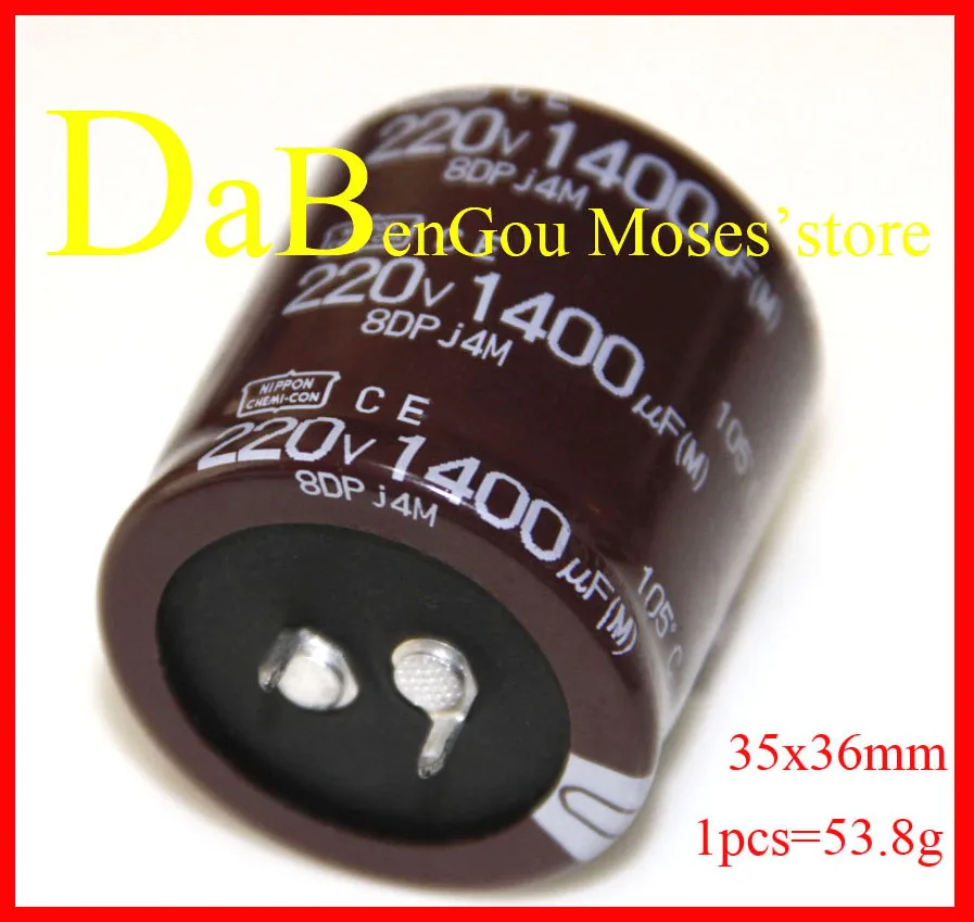 220v 1400uf +/- 20% 100% Original new NCC Electrolytic Capacitor Radial ...