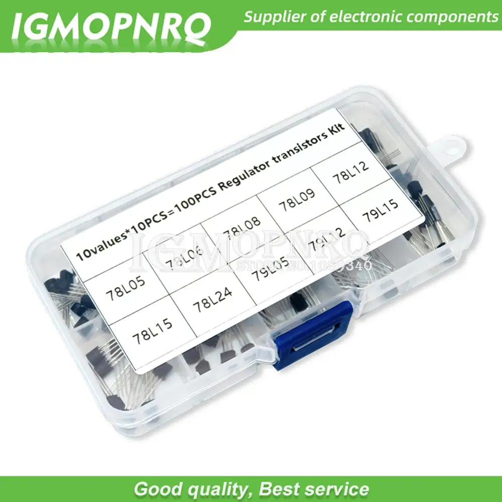 100pcs-box-TO-92-Voltage-regulator-transistors-assortment-Kit-78L05-78L06-78L08-78L09-78L12 ...