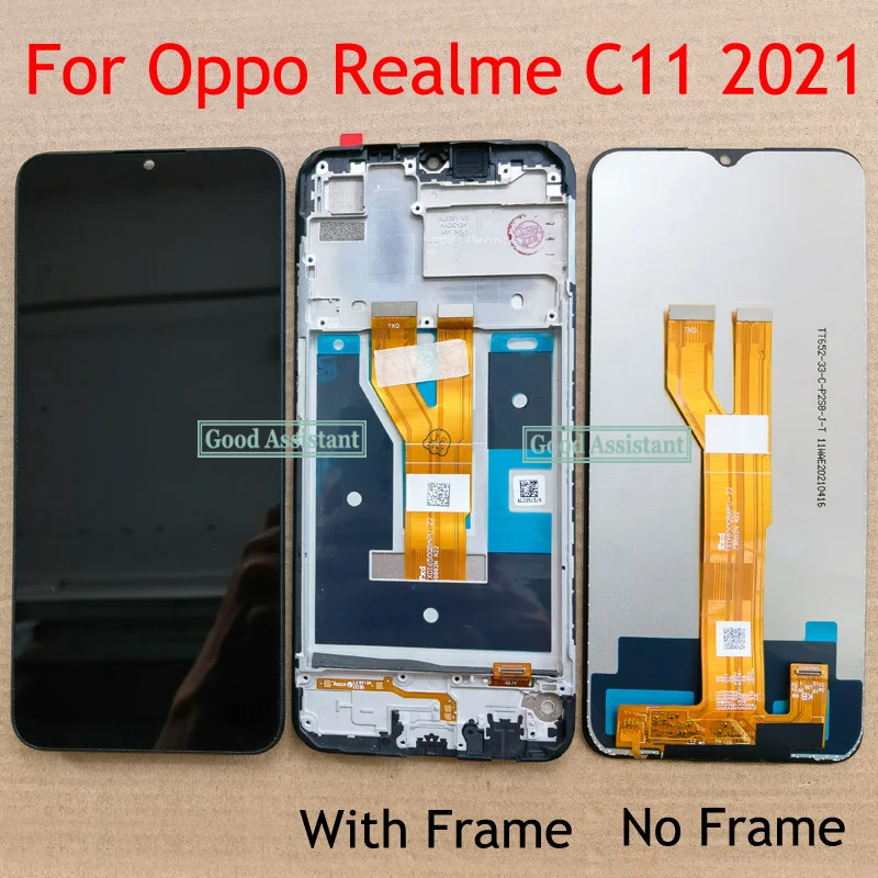 Original Black 6.5 Inch New For Oppo Realme C11 2021 Rmx3231 Lcd Display Touch Screen Digitizer ...