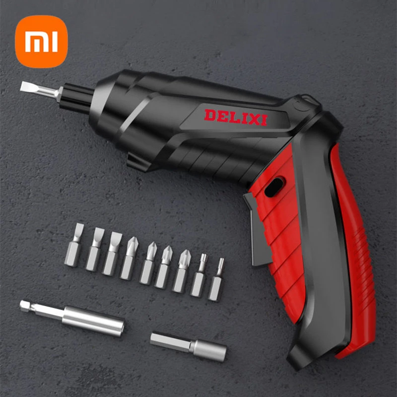 샤오미 DELIXI 다기능 전기 스크루 드라이버, 충전식 무선 스크루 드라이버 드릴, 핸드 스크루 드라이버 도구| | - AliExpress