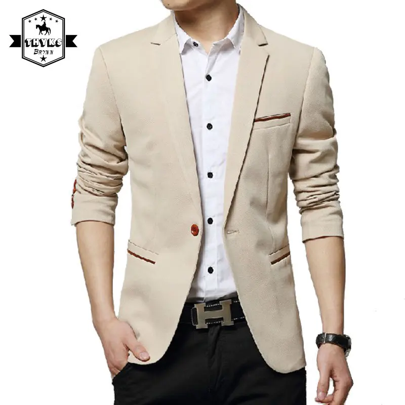 Men's Oversized Knit Blazer Loose Casual Solid Color Single Grain ...