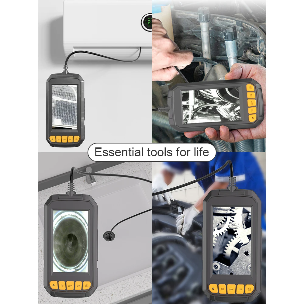 Endoscope Camera industry 8mm Handhold inspection Screen 4.3 inch ...