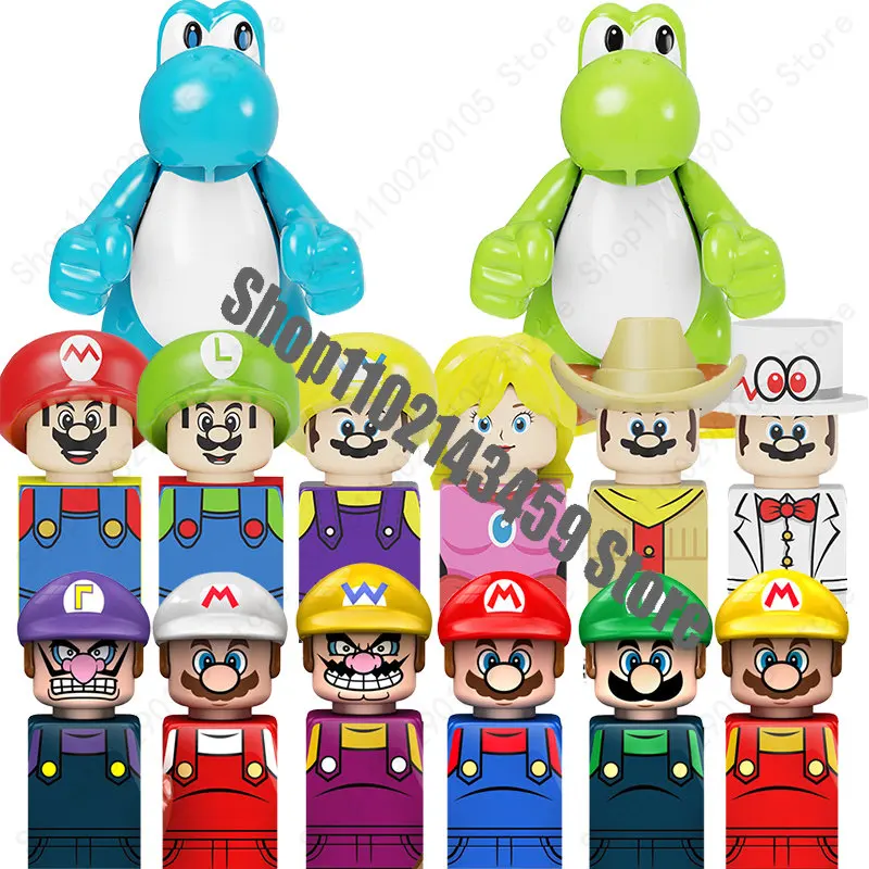 WM Blocks WM6103 KDL805 Mini Action Toy Figure Super Maria Bros ...