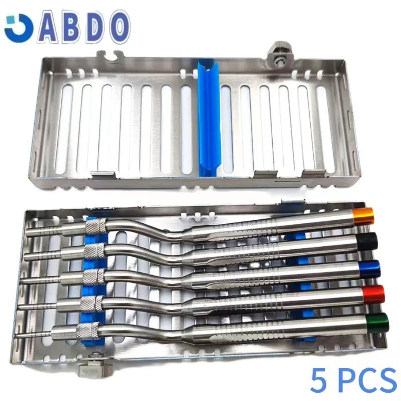 Dental-5-Pcs-Implant-Osteotome-Instrument-Mandibular-Sinus-Elevator ...