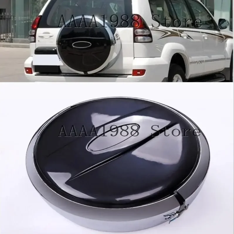 For-Toyota-Land-Cruiser-Prado-FJ120-2003-2009-Chrome-Rear-Trunk-Spare ...